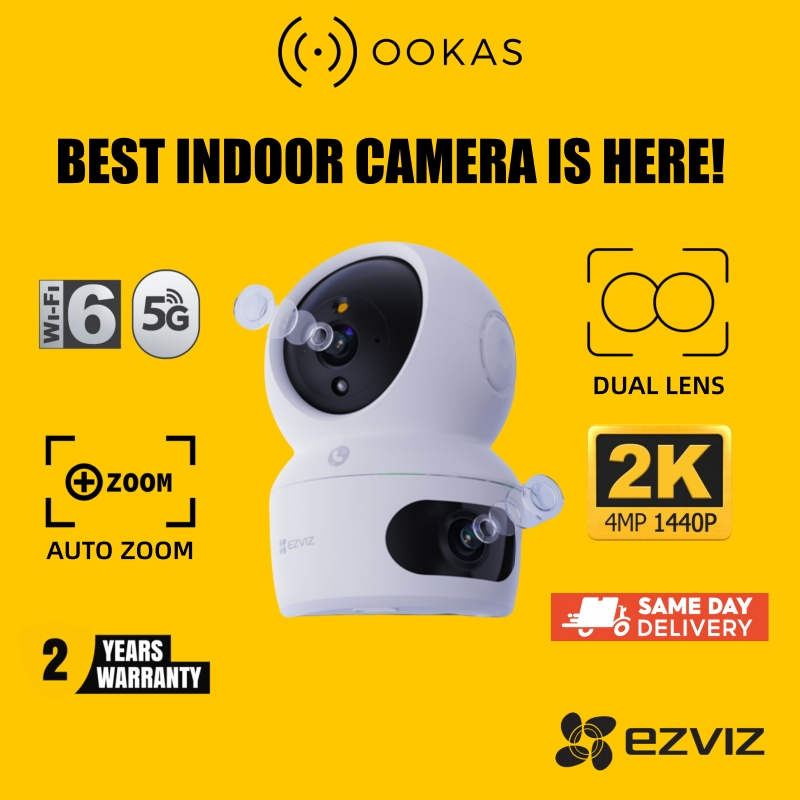 Ezviz H7C Dual Lens (4MP + 4MP) Pan/Tilt Two Way Talk Color Night ...