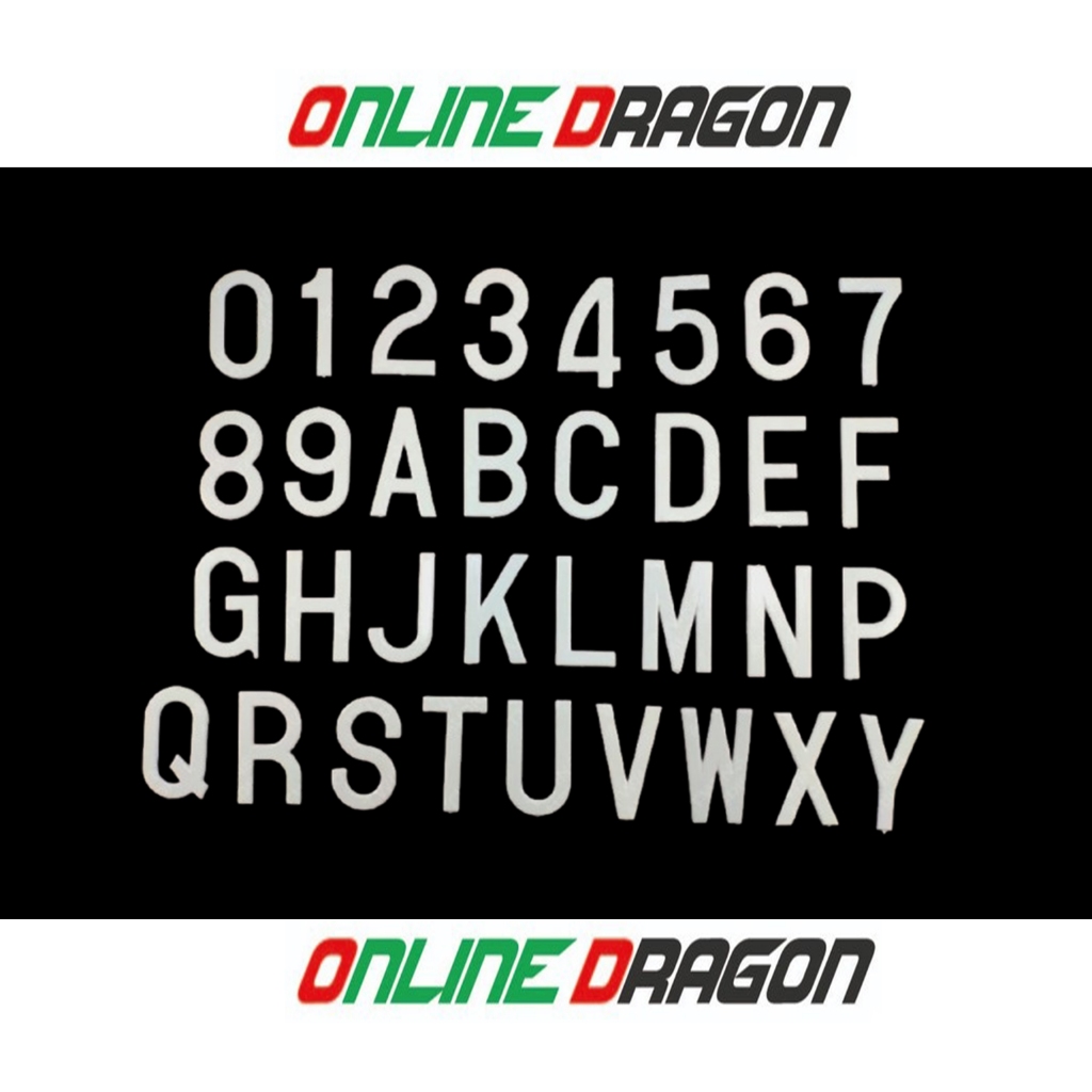 Wholesale 20Pcs Flat JPJ Spec C70, L26 Car Number Alphabet License ...