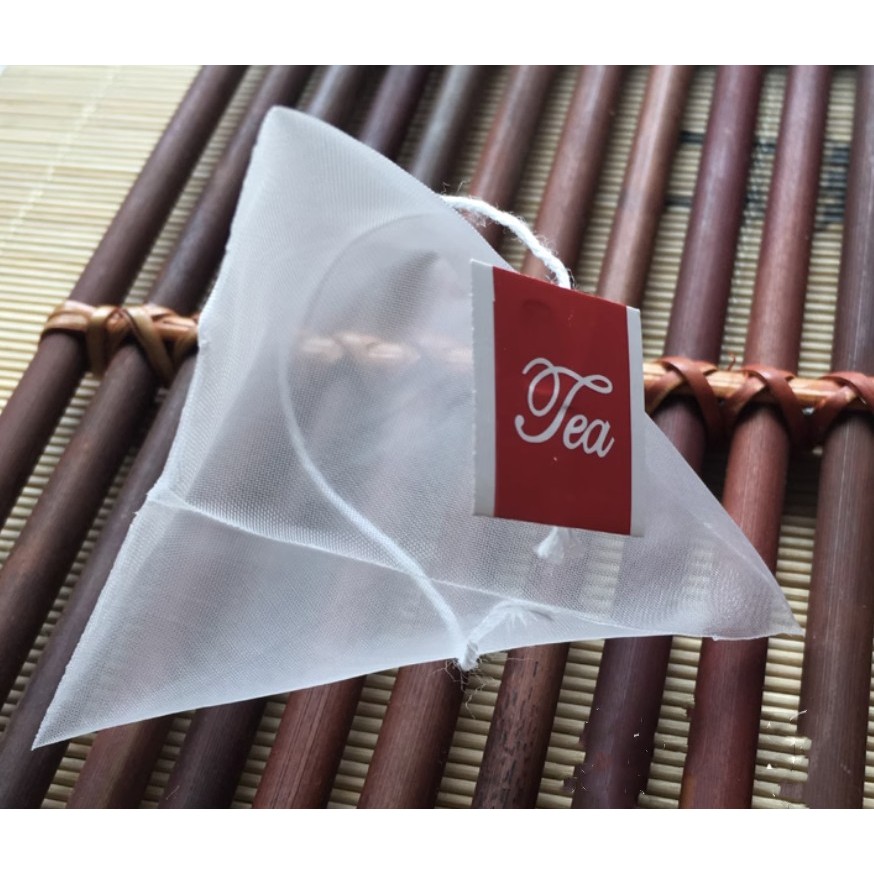 100PCS Pyramid Tea Bag Filter Nylon Tea Bag Filter ...