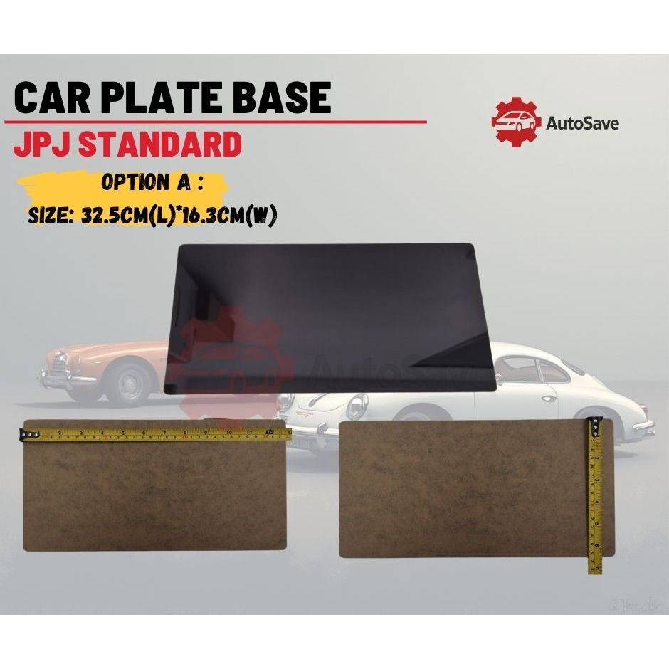 JPJ Standard Car Number Plate Base empty| Different Size | Tapak Plat ...