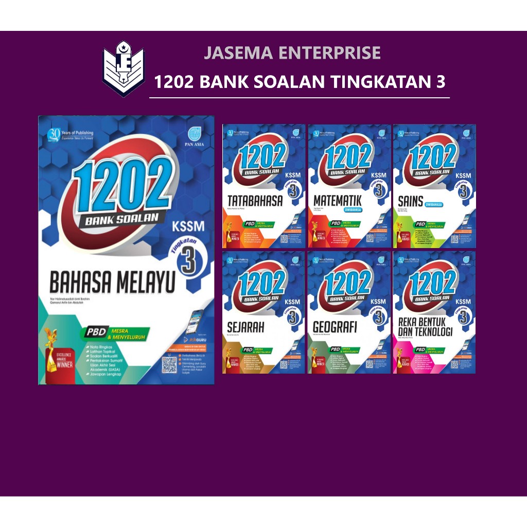1202 Bank Soalan Tingkatan 3 Bm | Tatabahasa | Matematik | Sains ...