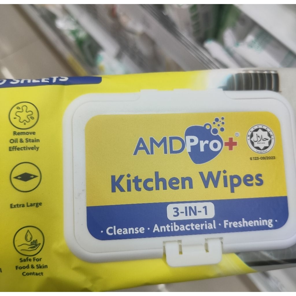 AMD Pro Kitchen Wipes (50 wipes) | Shopee Malaysia