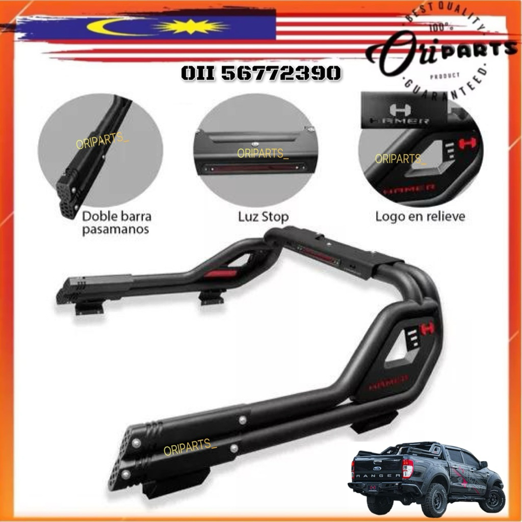 4X4 NIGHT FURRY SPORT ROLL BAR HILUX VIGO REVO ROGUE RANGER T6 T7 T8 ...