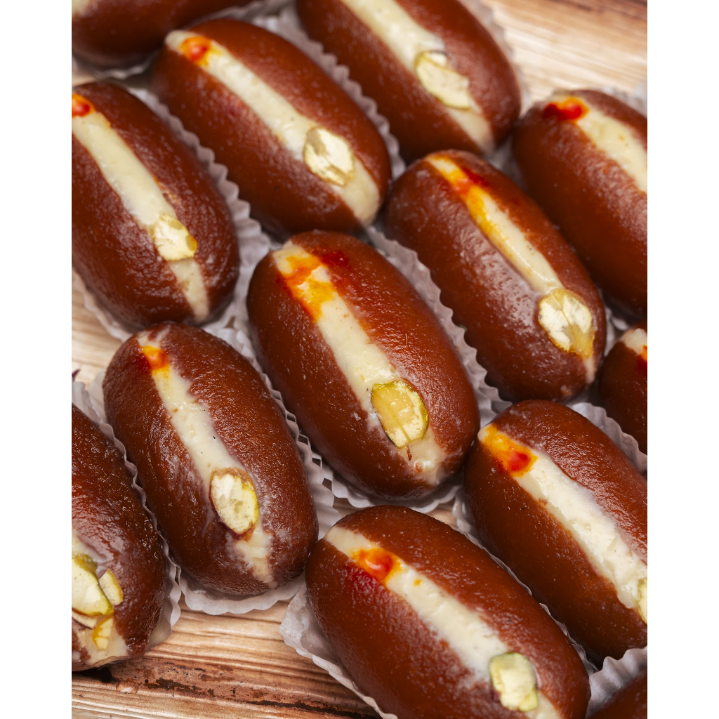 PALGOVA JAMUN INDIAN SWEETS STUFFED WITH PURE MILK FAT CREAM 40gm per ...