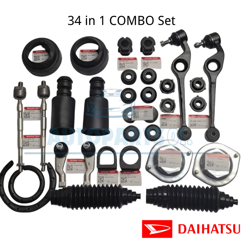 [34 IN 1] Lower Arm / ABS Mounting / Rack End / Tie Rod End / Cover ...