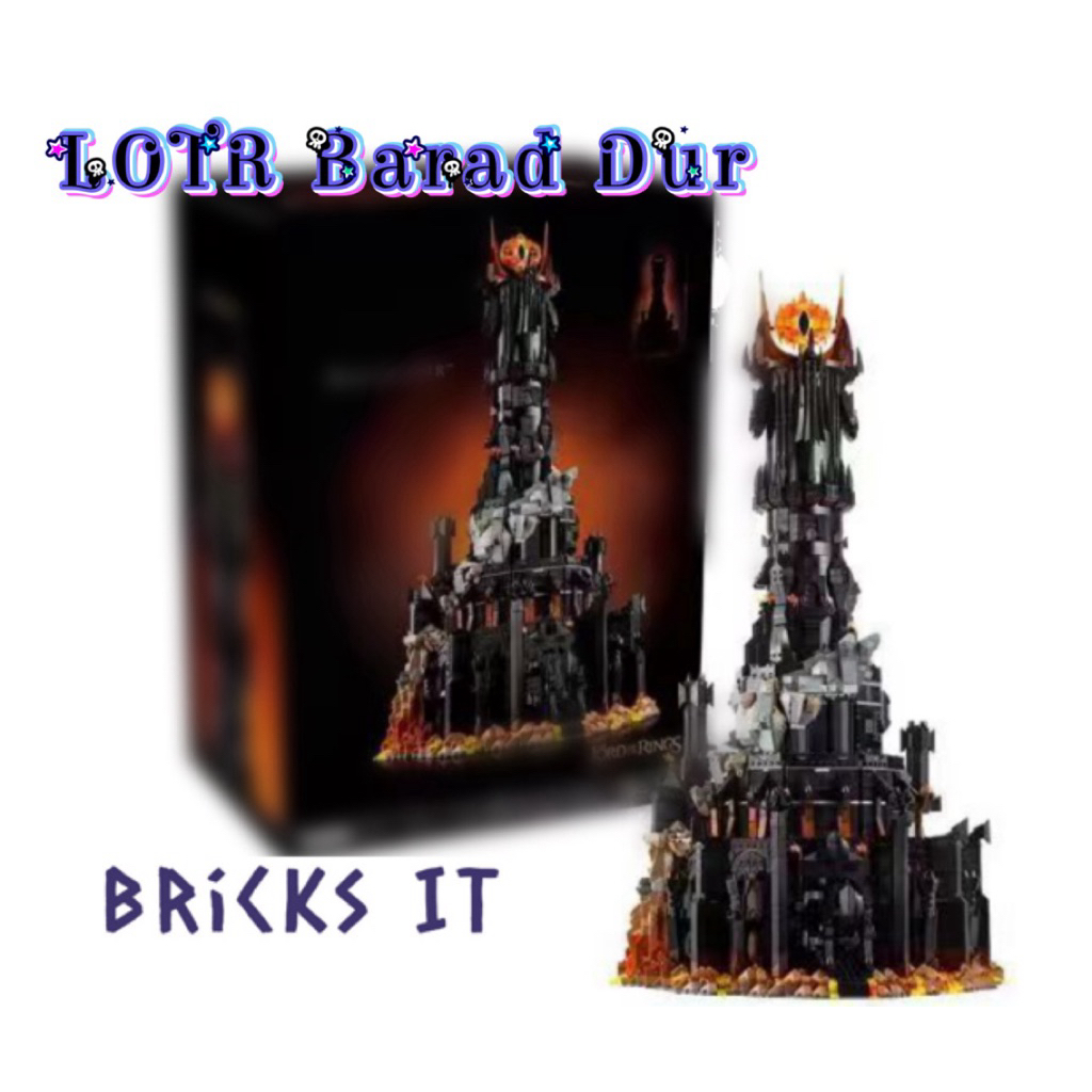 Lepin Barad Dur LOTR Building Block Toy Set | Shopee Malaysia