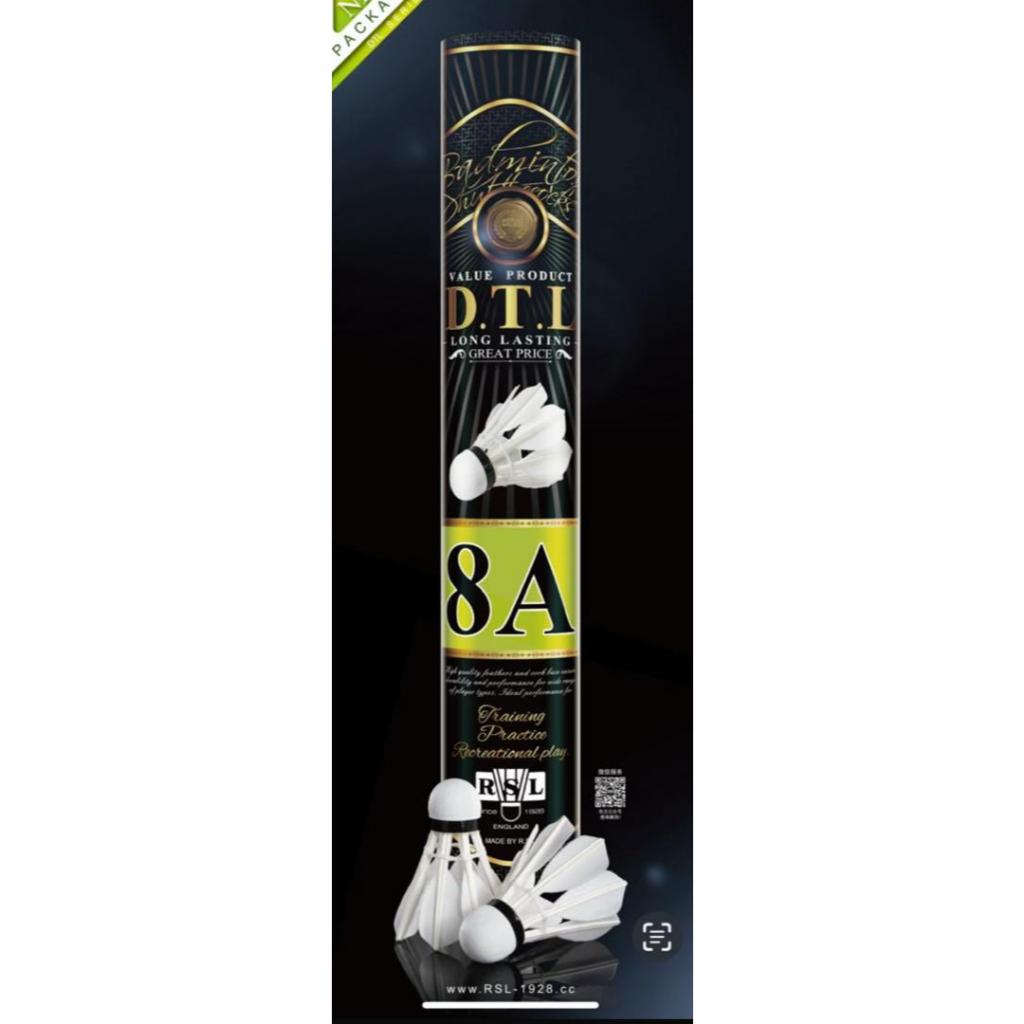 RSL DTL 8A / Felet Shuttlecock Tuneup 8 Feather Shuttlecock / Ashaway ...