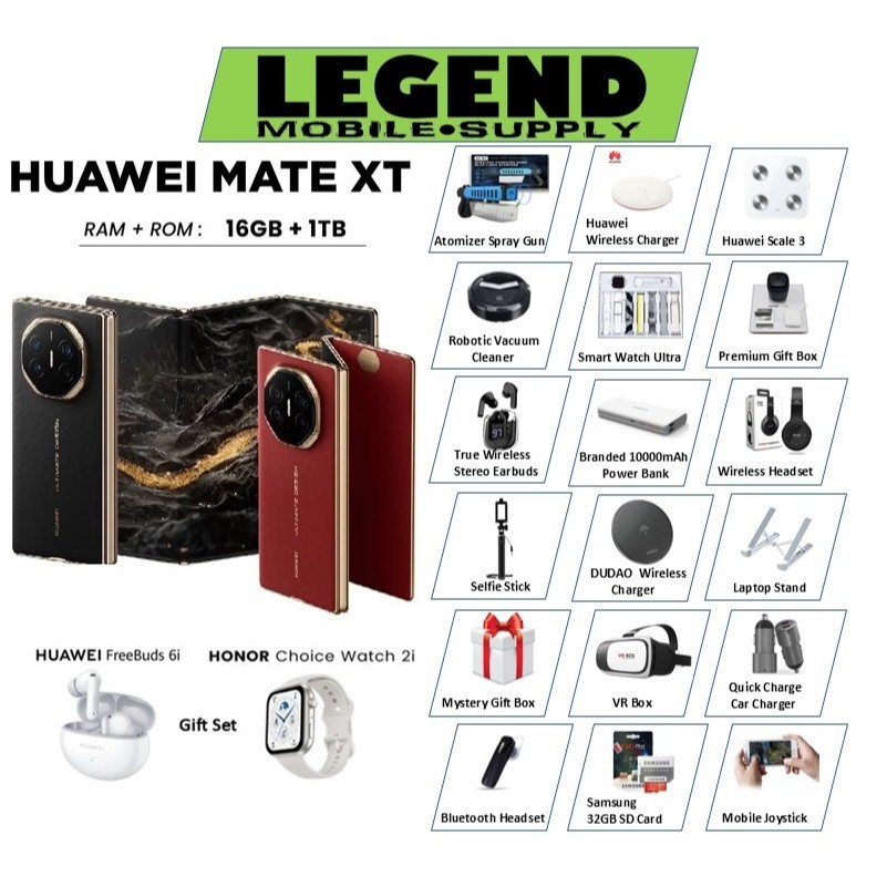 Huawei Mate XT | Mate X7 | Original Malaysia Set | Shopee Malaysia