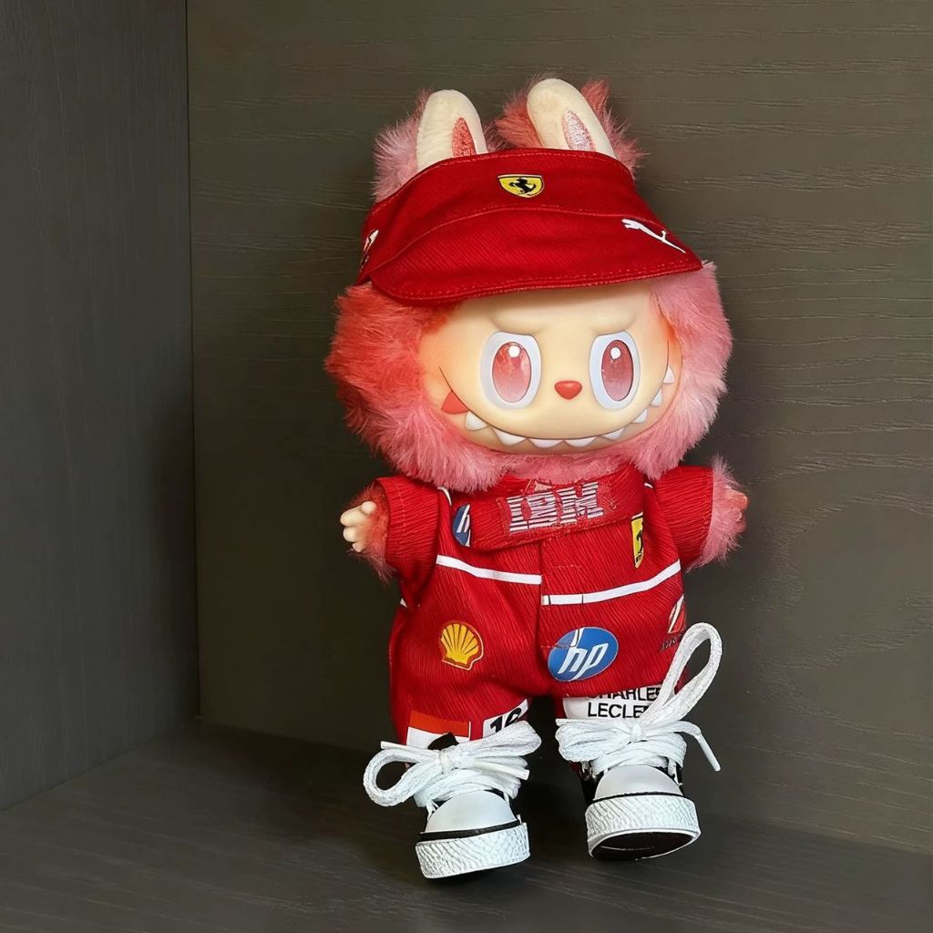 【Doll Clothes Only】15-17cm Labubu Clothes for V1 & V2 & V3 Racing Suit ...