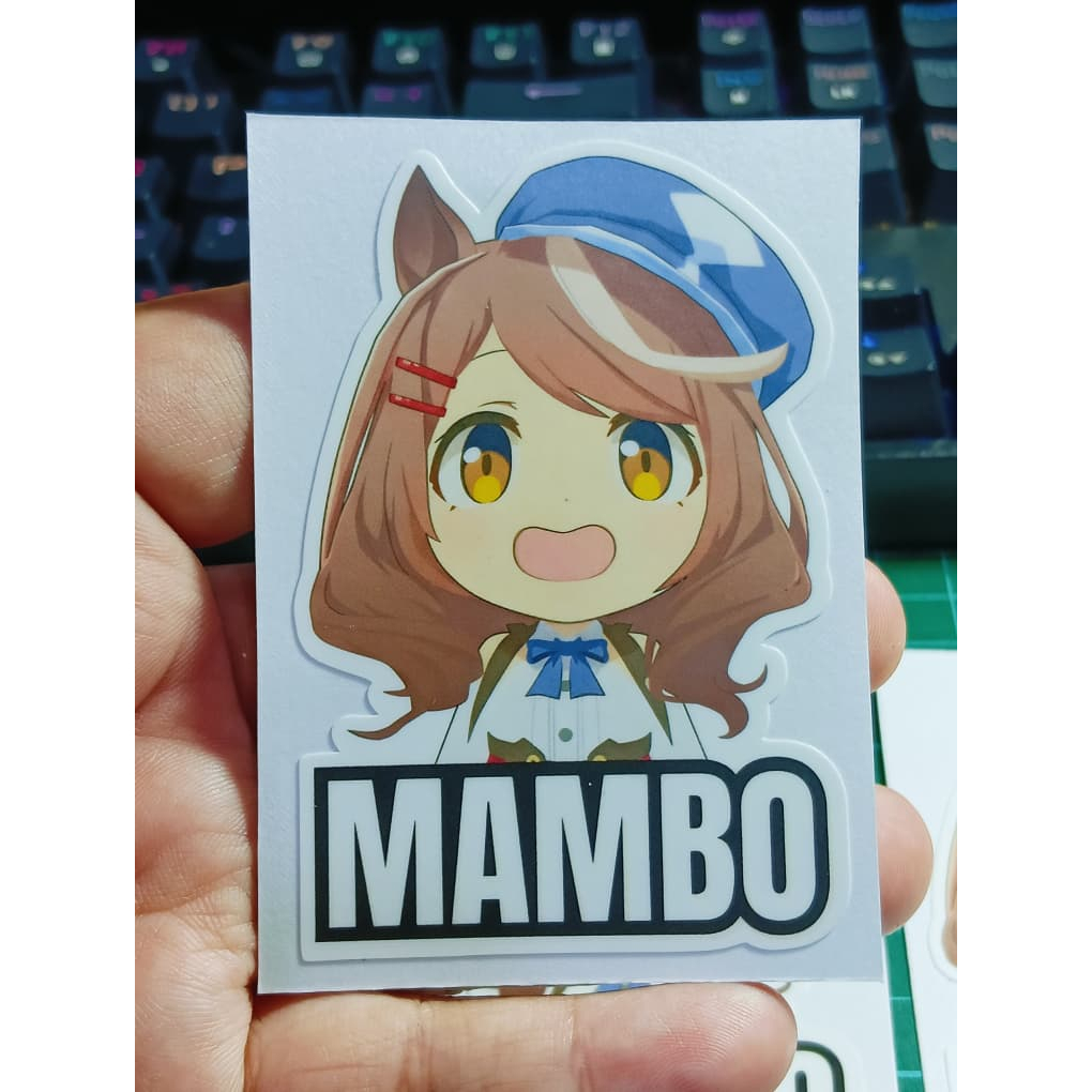 (Sticker Print) MAMBO Matikanetannhauser Uma Musume Waterproof Sticker ...