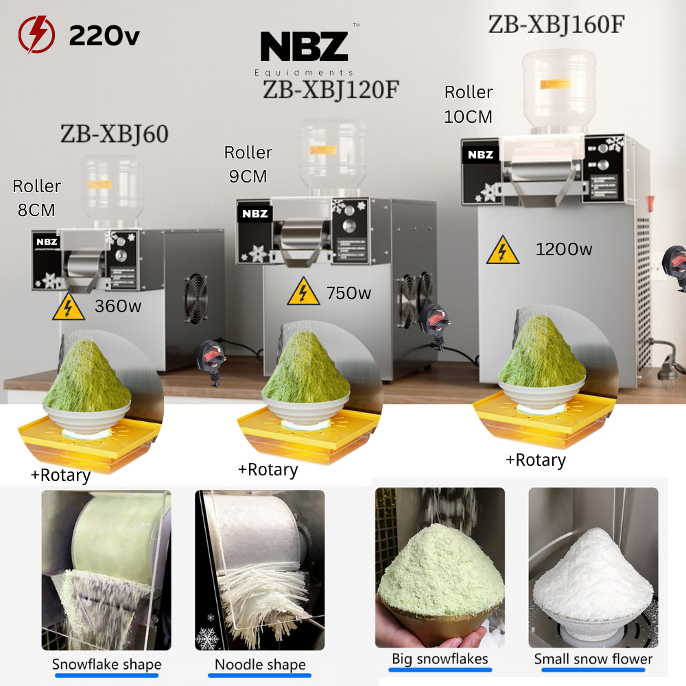Bingsu Snowflake Ice Machine Snow Ice Shaver Machine Ice Crusher ...