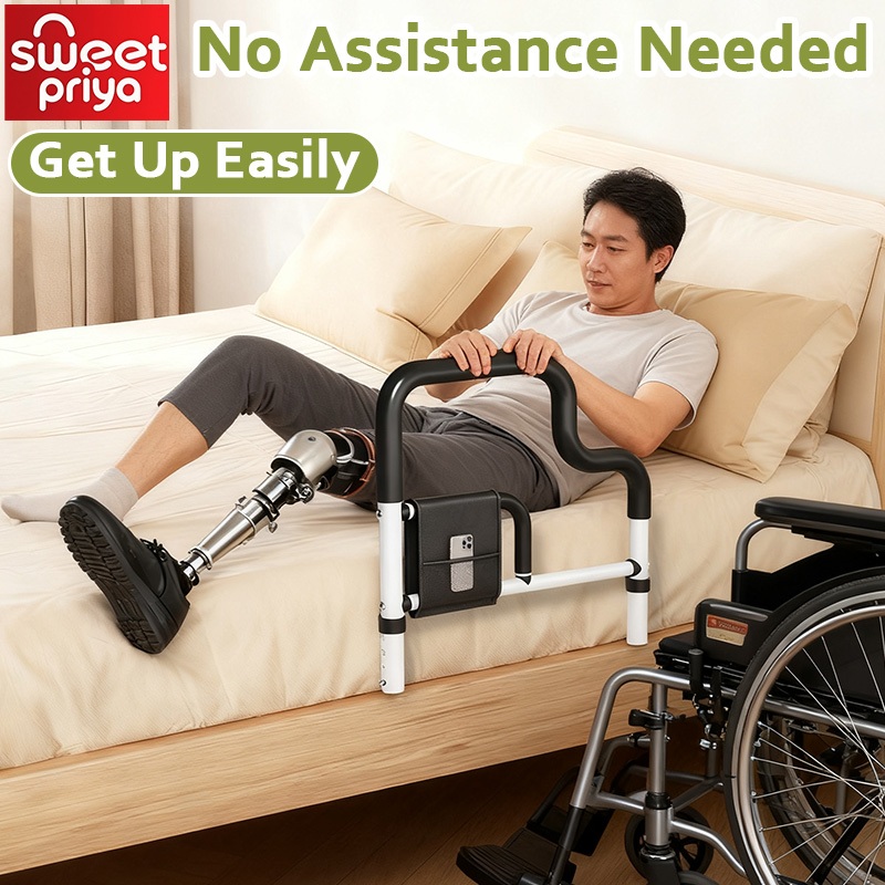 Bed Guard Rail For Leg Disability People Safety Handle Get Up Assistive ...