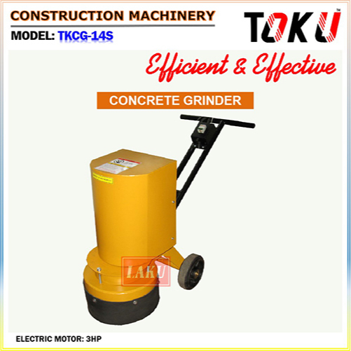 TOKU Concrete Grinder TKCG-14S Electric Motor 14" 3HP 230V 50HZ L001 ...