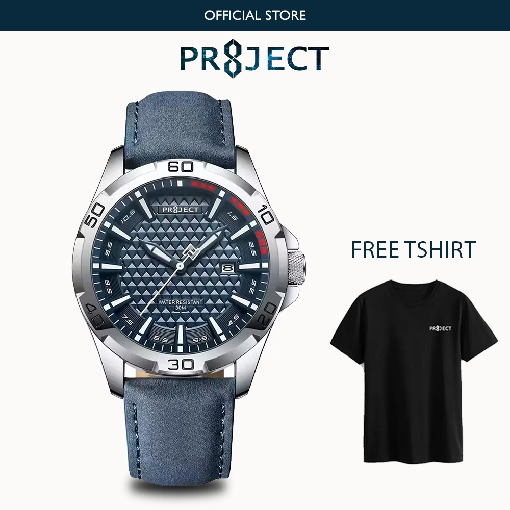 [PROJECT 8 OFFICIAL] PROJECT 8 P817 Vintage Leather Analog Sports ...