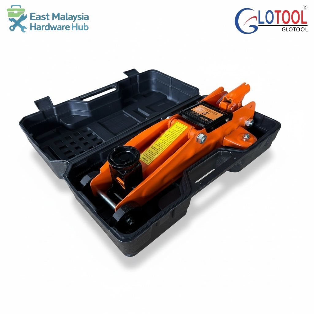 GLOTOOL 2 Ton & 3 Ton Hydraulic Floor Jack - Low Profile, Untuk Kereta ...