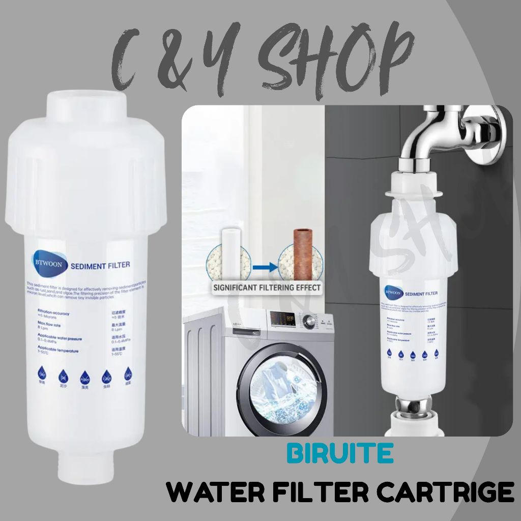 BIRUITE Washing Machine Water Filter Sediment Filter Universal Tap ...