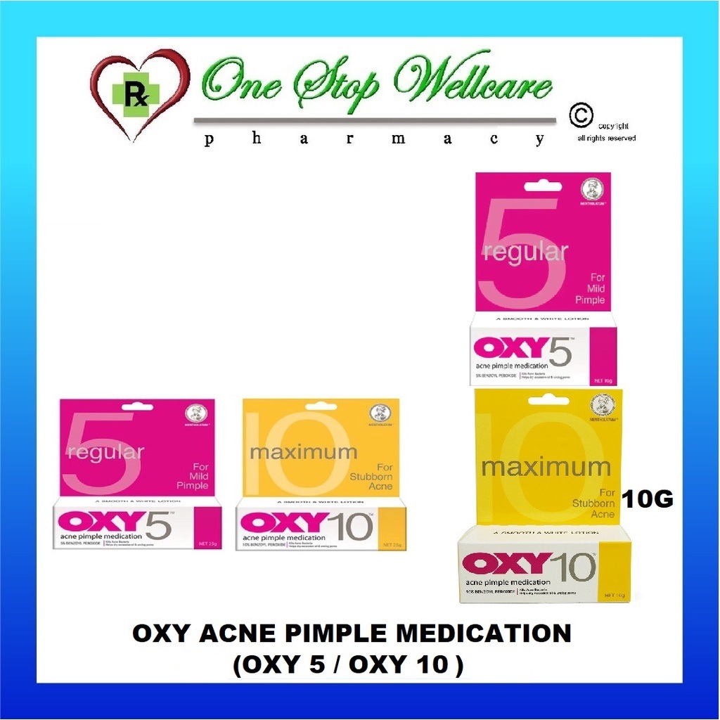 OXY ACNE UBAT JERAWAT (OXY 5 / OXY 10) / OXY ACNE PIMPLE MEDICATION ...