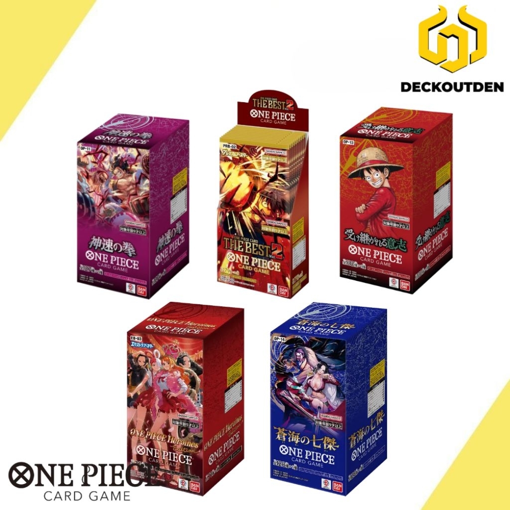 One Piece Card Game Booster Box ( OP11 / PRB02 / OP13 / EB03 / OP14 ...