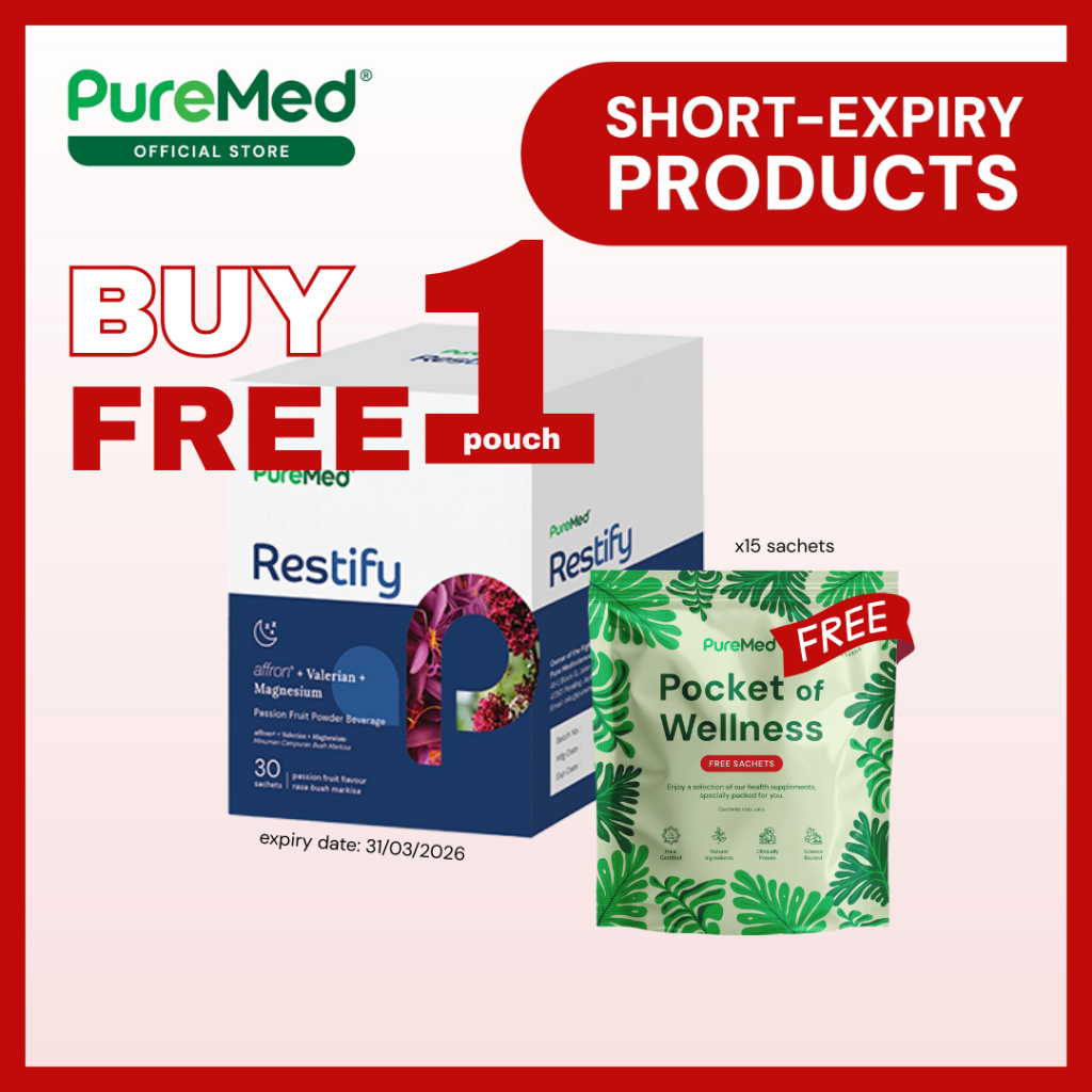 [B1F1 SHORT EXPIRY PROMO] PureMed Restify Natural Sleep Solutions (30 ...