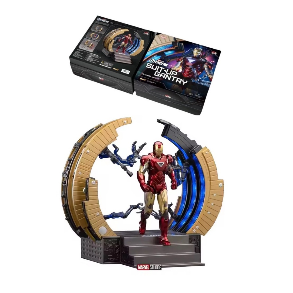 Marvel Studios The Infinity Saga Iron Man Suit Up Gantry With Iron Man ...
