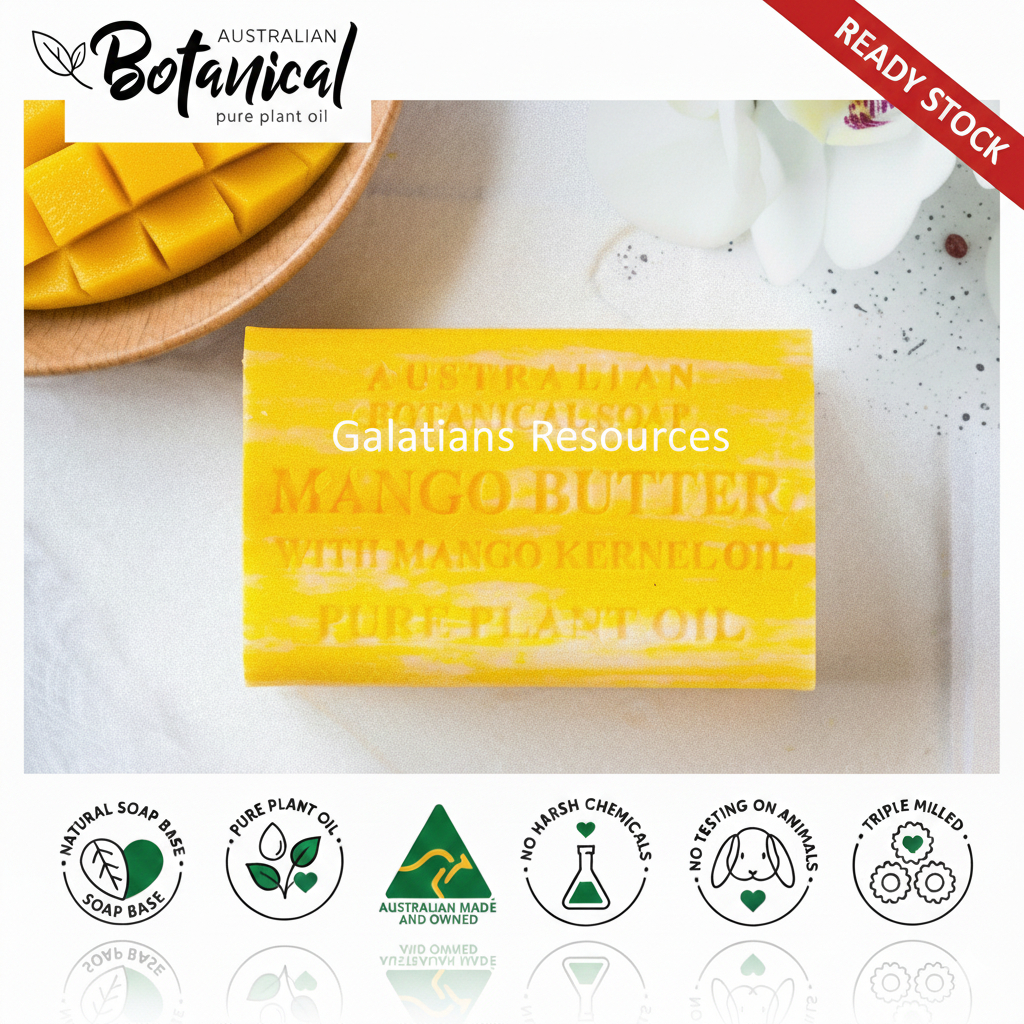 Australian Botanical Mango Butter Soap 200g | Deep Moisture & Vitamin ...