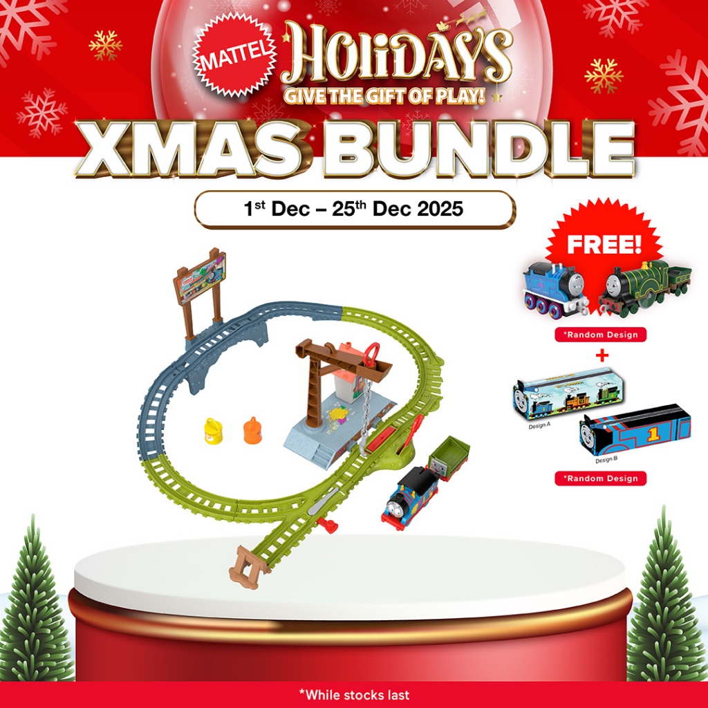 [XMAS BUNDLE] Thomas & Friends Paint Delivery Motorized Train And Track ...
