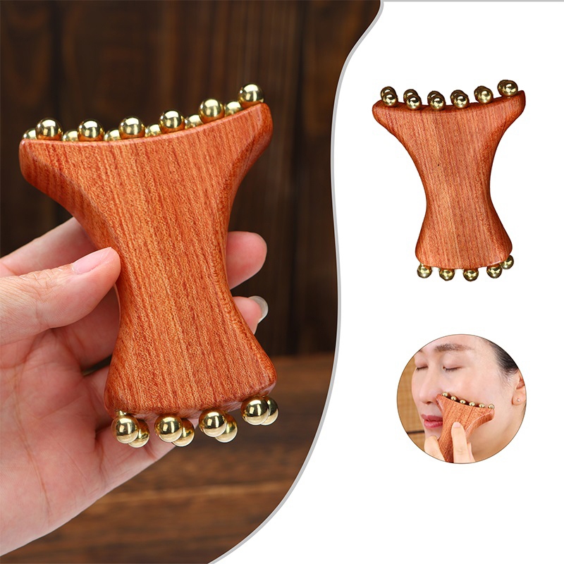 Alat Kecantikan Massager Muka Toning Face Urutan Limfa Muka Kayu ...