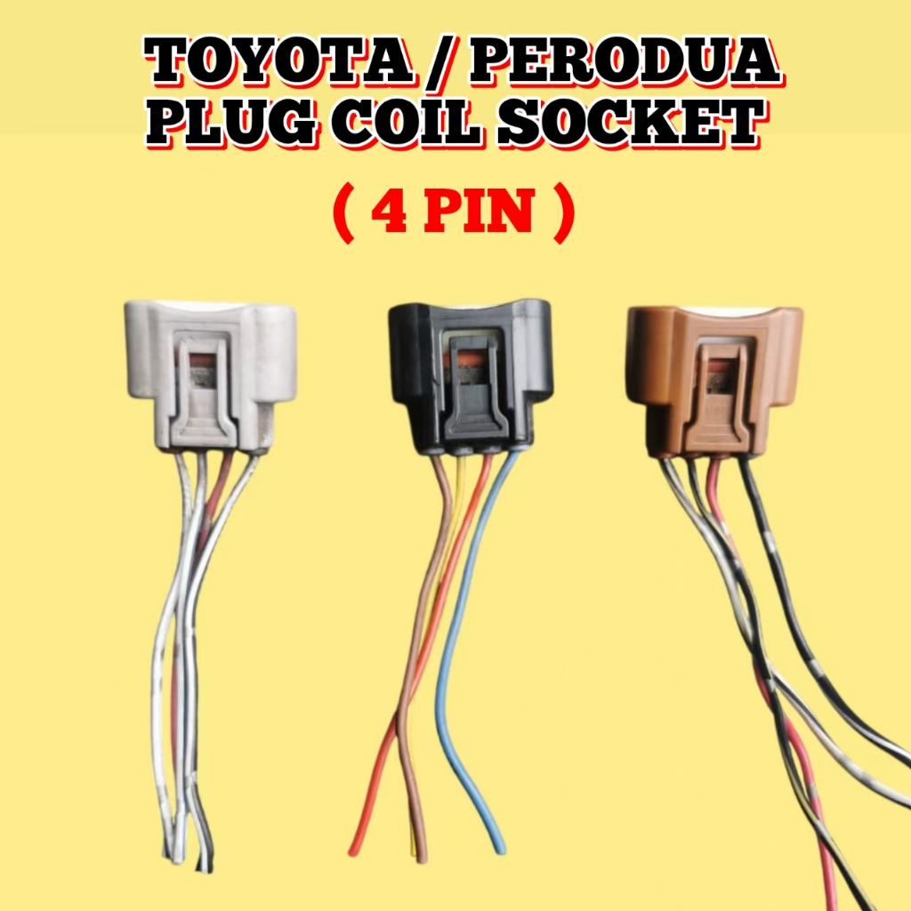Toyota Plug Coil Socket 2AZ Camry Estima Altis Vois Alphard Vellfire ...