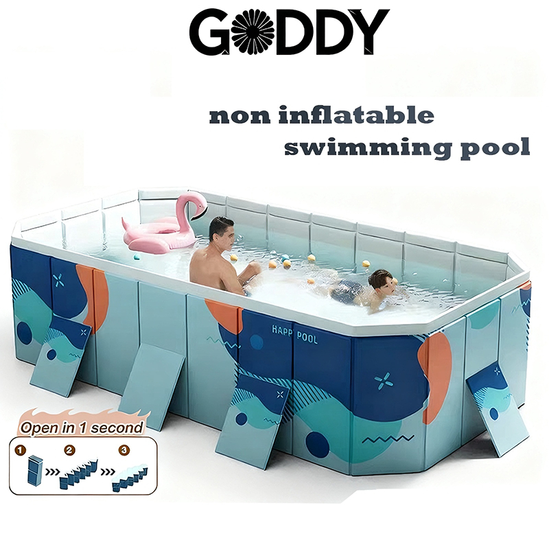 WTHB Non Inflatable Foldable Swimming Pool Outdoor Kolam Mandi Budak ...