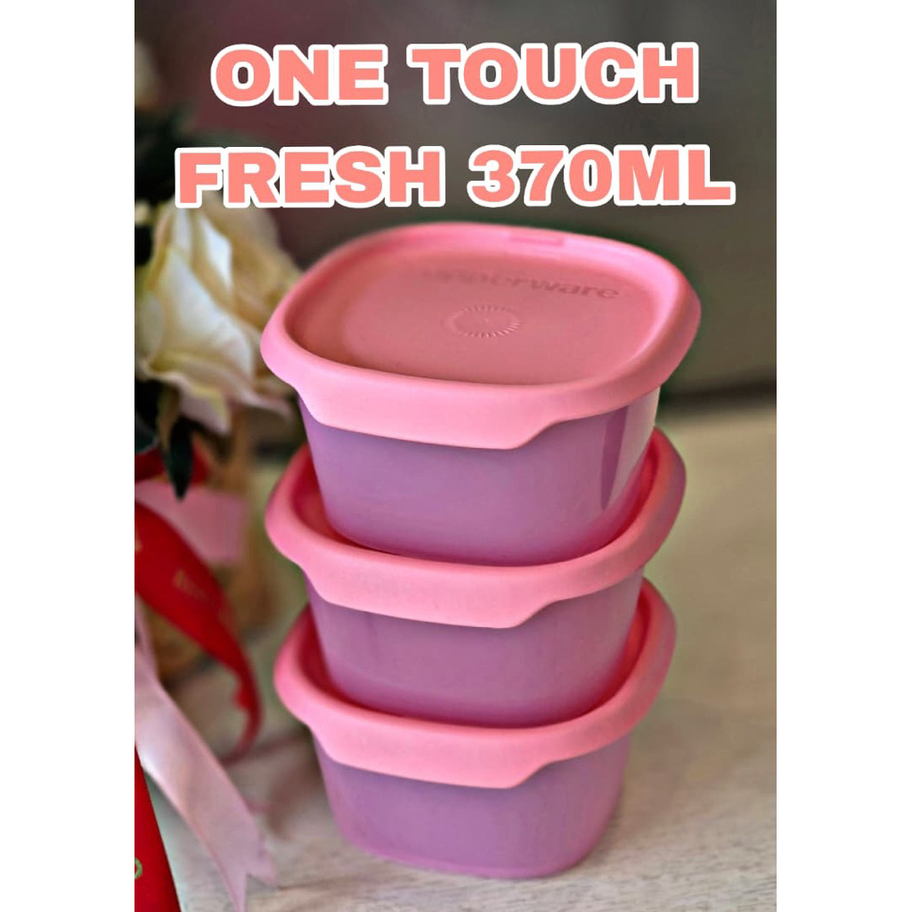 One touch fresh 370ml tupperware(1pcs) | Shopee Malaysia