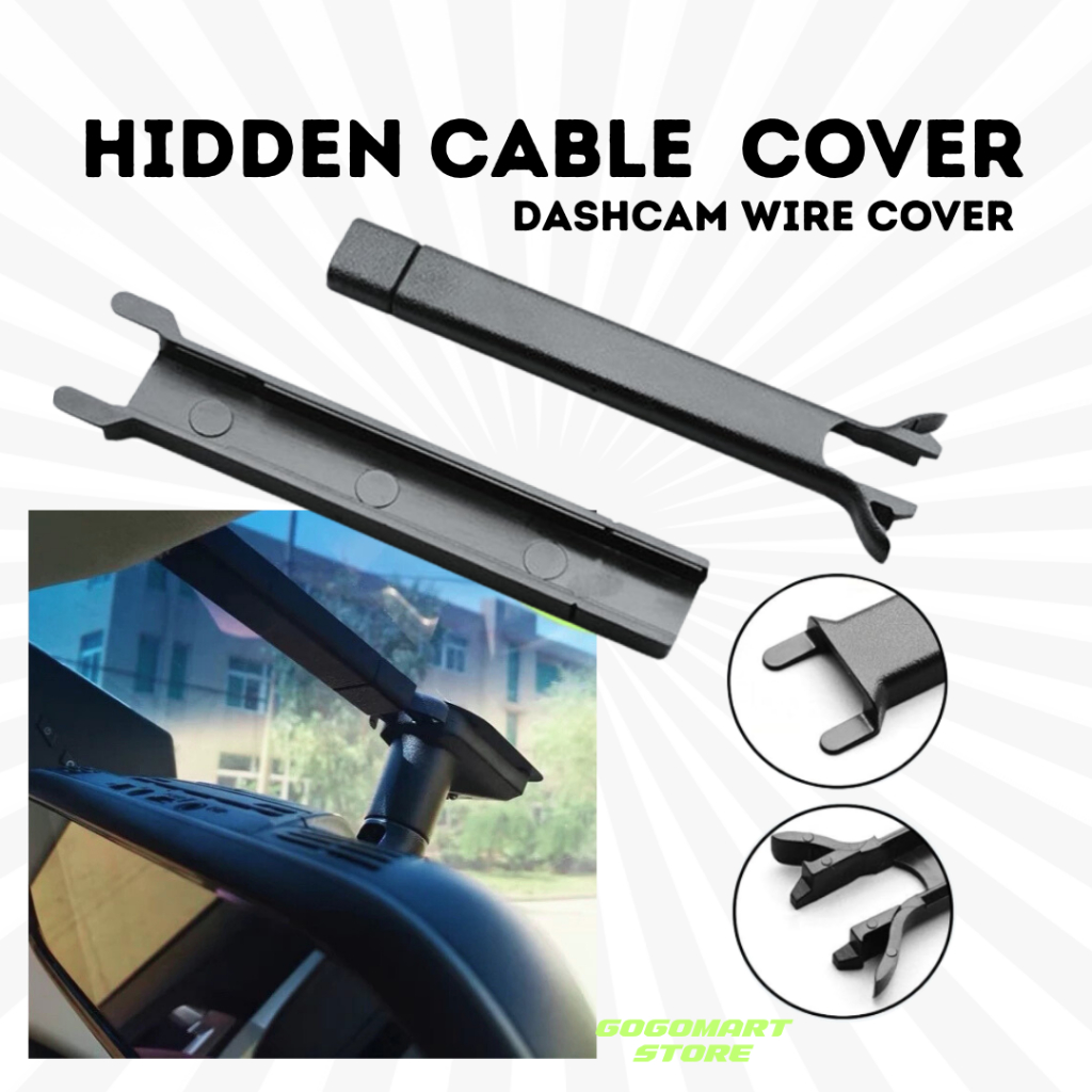 Hidden Cable Cover Car Rear View Dashcam Windscreen Wire Clip Cover ...