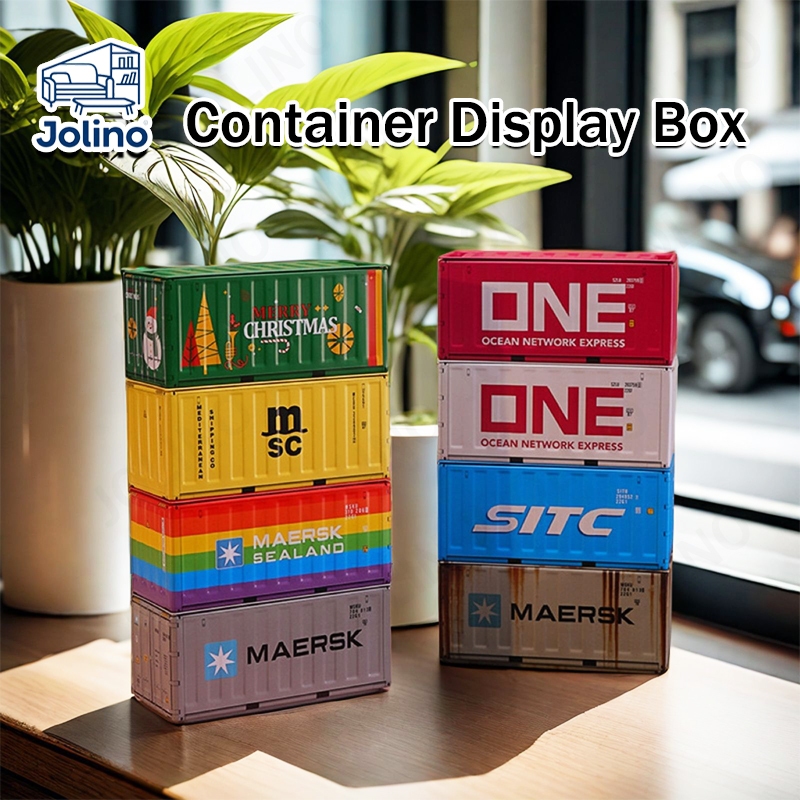 【MY】Mini Display Box Retro Creative Iron Container Boxs Model Figurines ...