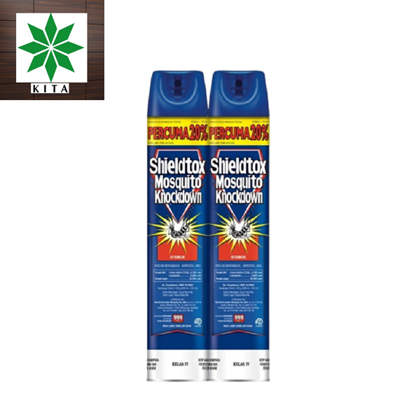 Shieldtox Mosquito Spray Twin Pack FOC 20% (2 x 600ml)Shieldtox ...