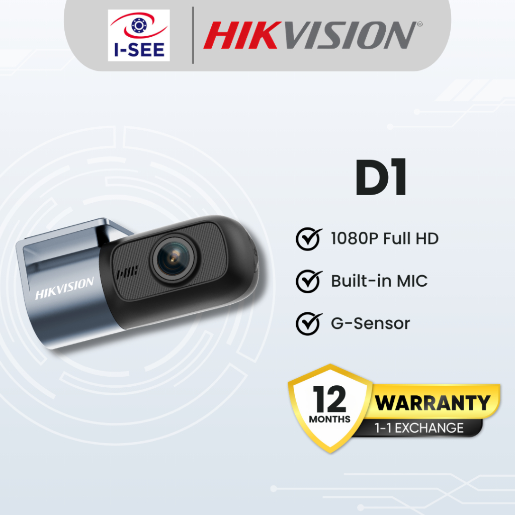 Hikvision D1 & D1 Pro Dashcam & Car Camera 1080P FHD | HDR Night Vision ...