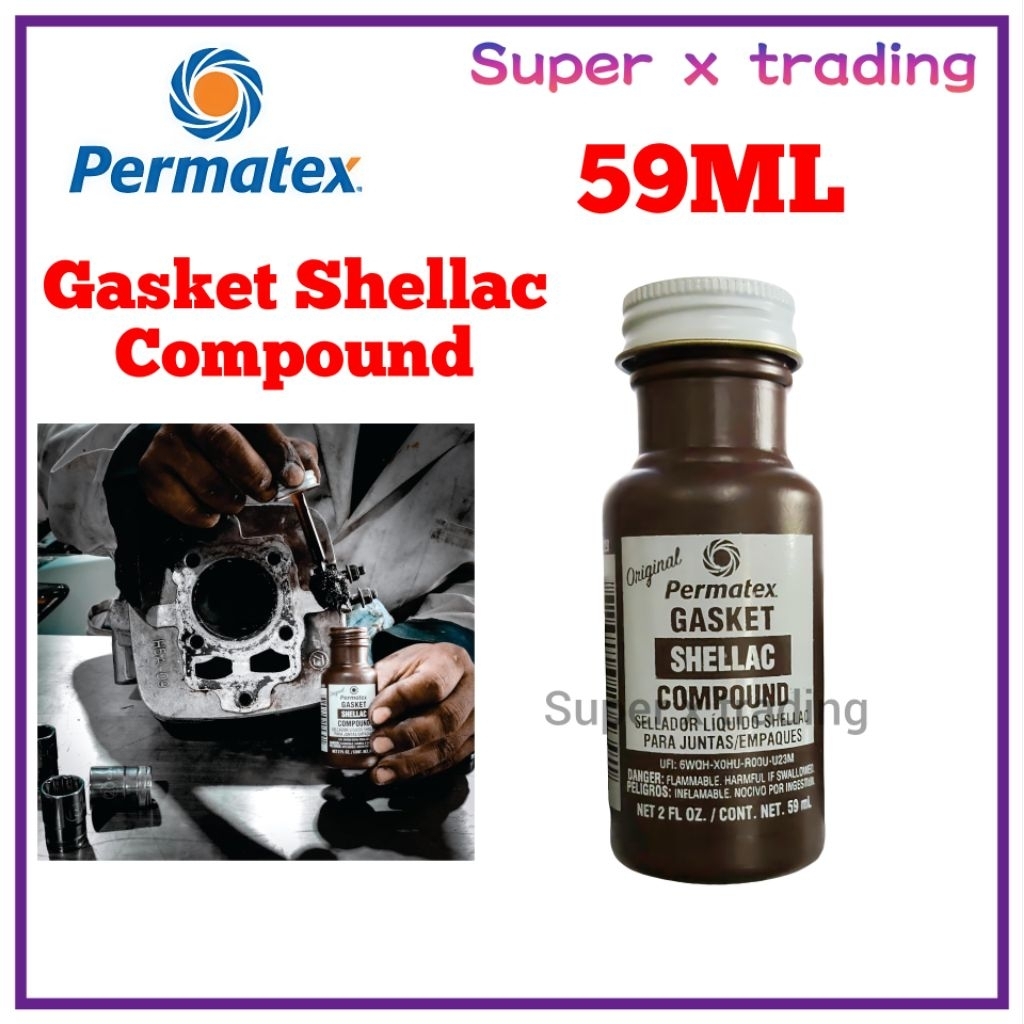 Permatex Shellac Gasket / Gasket Shellac Compound / Gum Gasket for ...