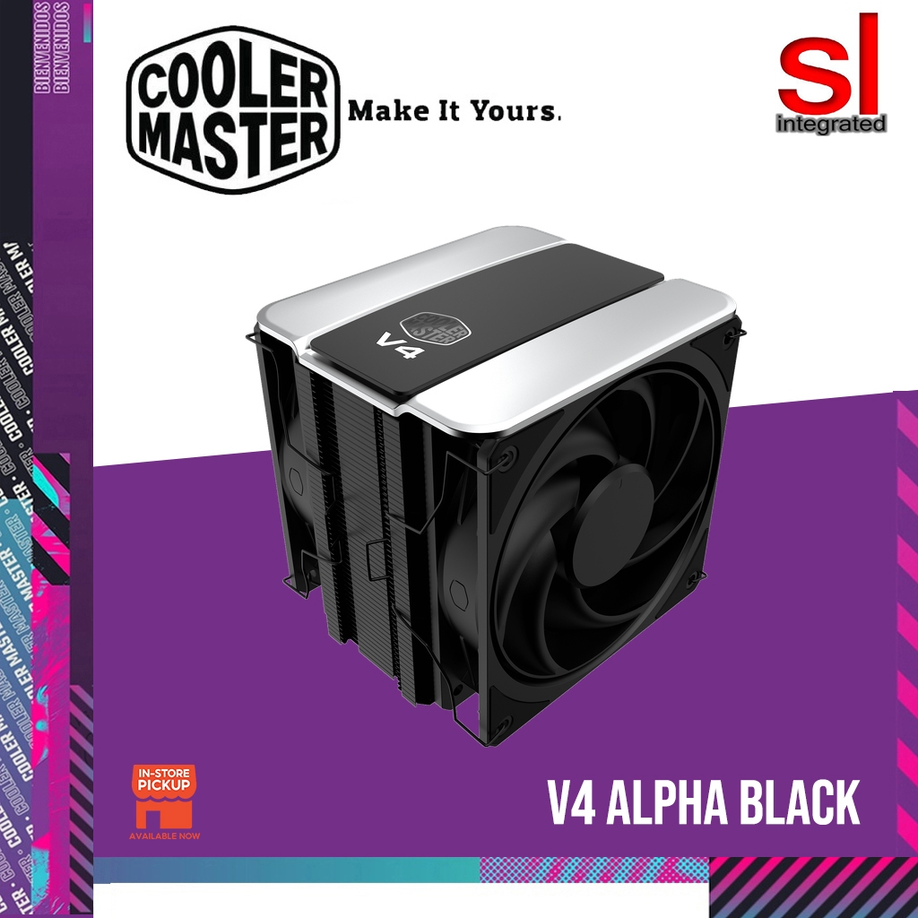 Cooler Master V4 Alpha 3DHP Black CPU Cooler | Shopee Malaysia
