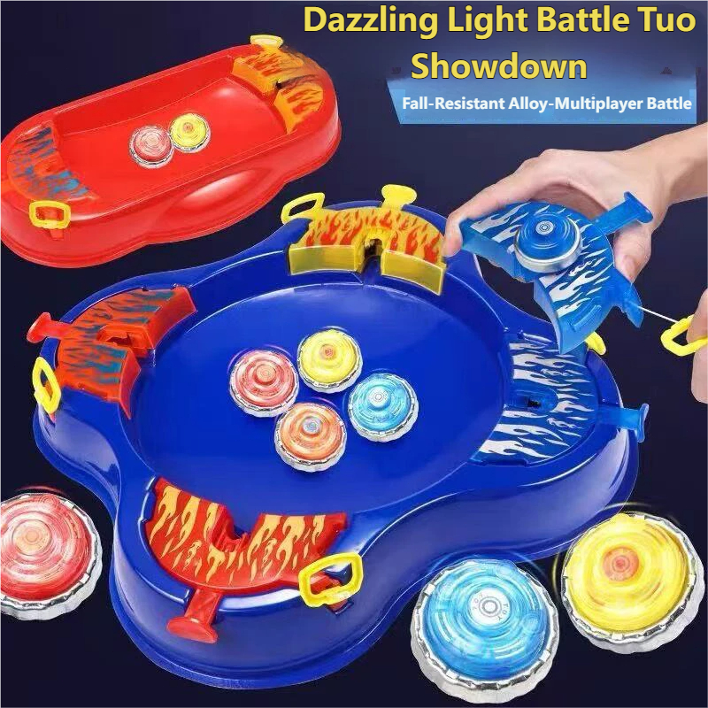 *COD* Pull String Battle Top Arena Kids Toy for Multiplayer Dual Player ...