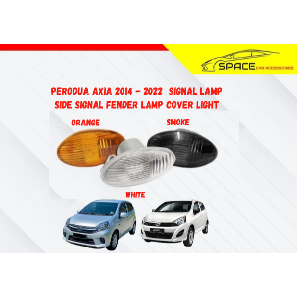 Perodua Axia Side Fender Signal Cover/Side Fender Lamp | Shopee Malaysia