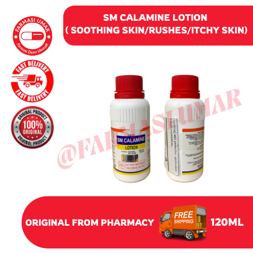 SM CALAMINE LOTION 120ML ( SOOTHING SKIN/RUSHES/ITCHY SKIN) | Shopee ...