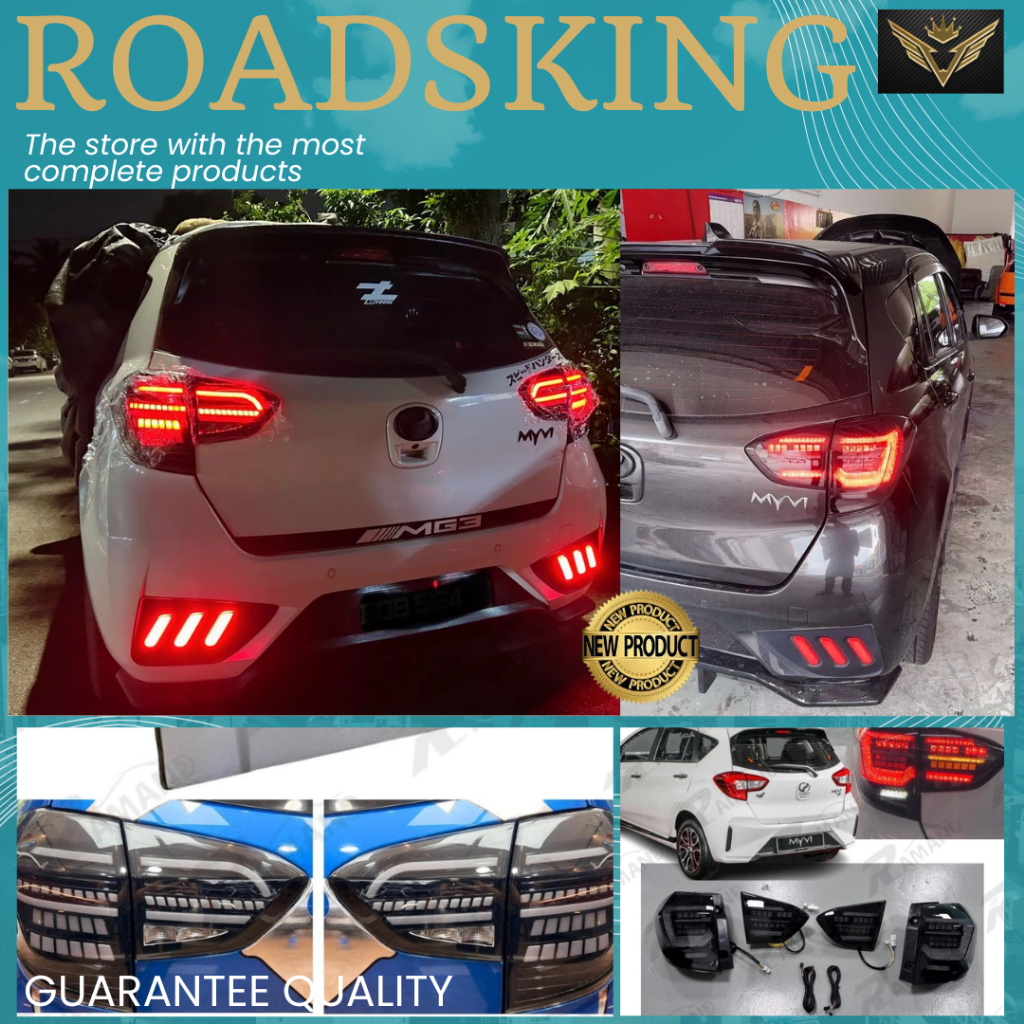 PERODUA MYVI G3 MK7 MK8 REAR BUMPER TAIL LAMP BRAKE LIGHT RUNNING ...