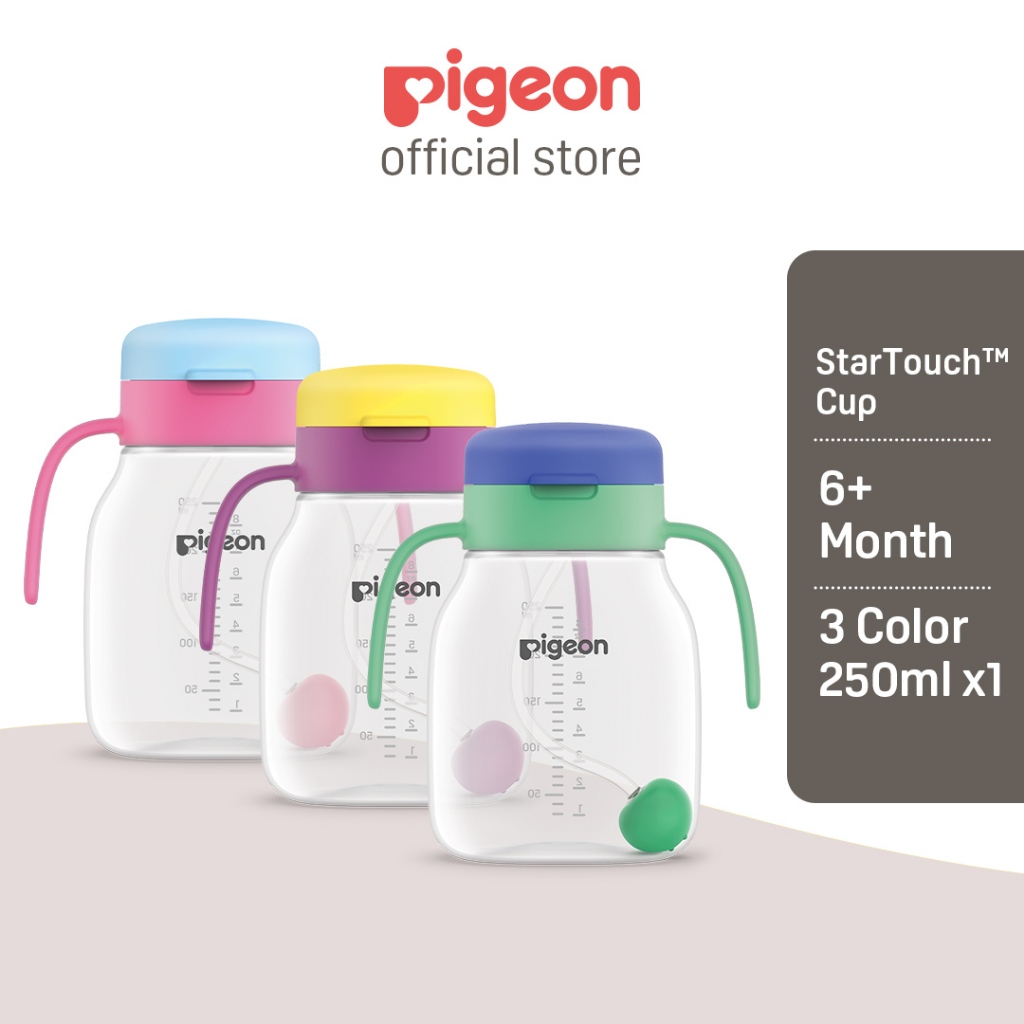 PIGEON StarTouch™ Straw Cup With Gravity Ball | Shopee Malaysia