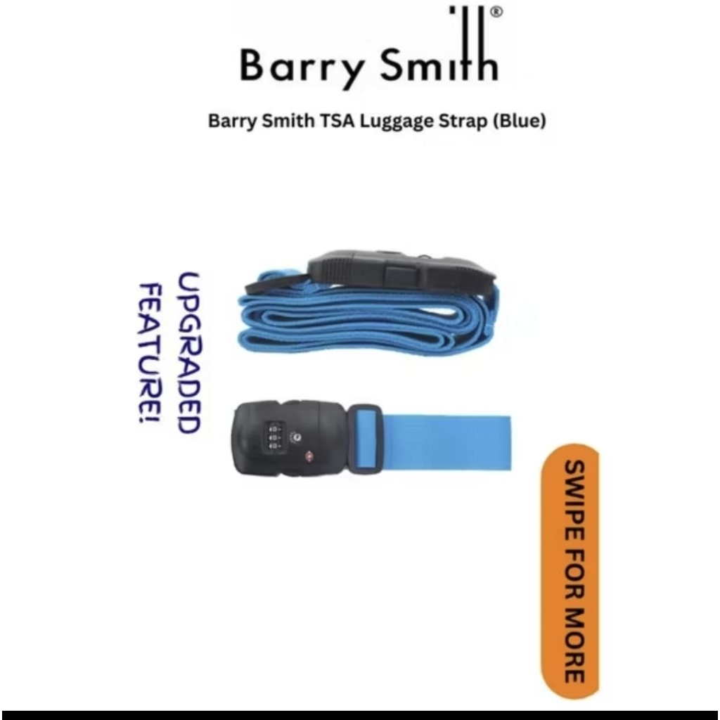 Barry Smith TSA Luggage Strap-4 colours | Shopee Malaysia