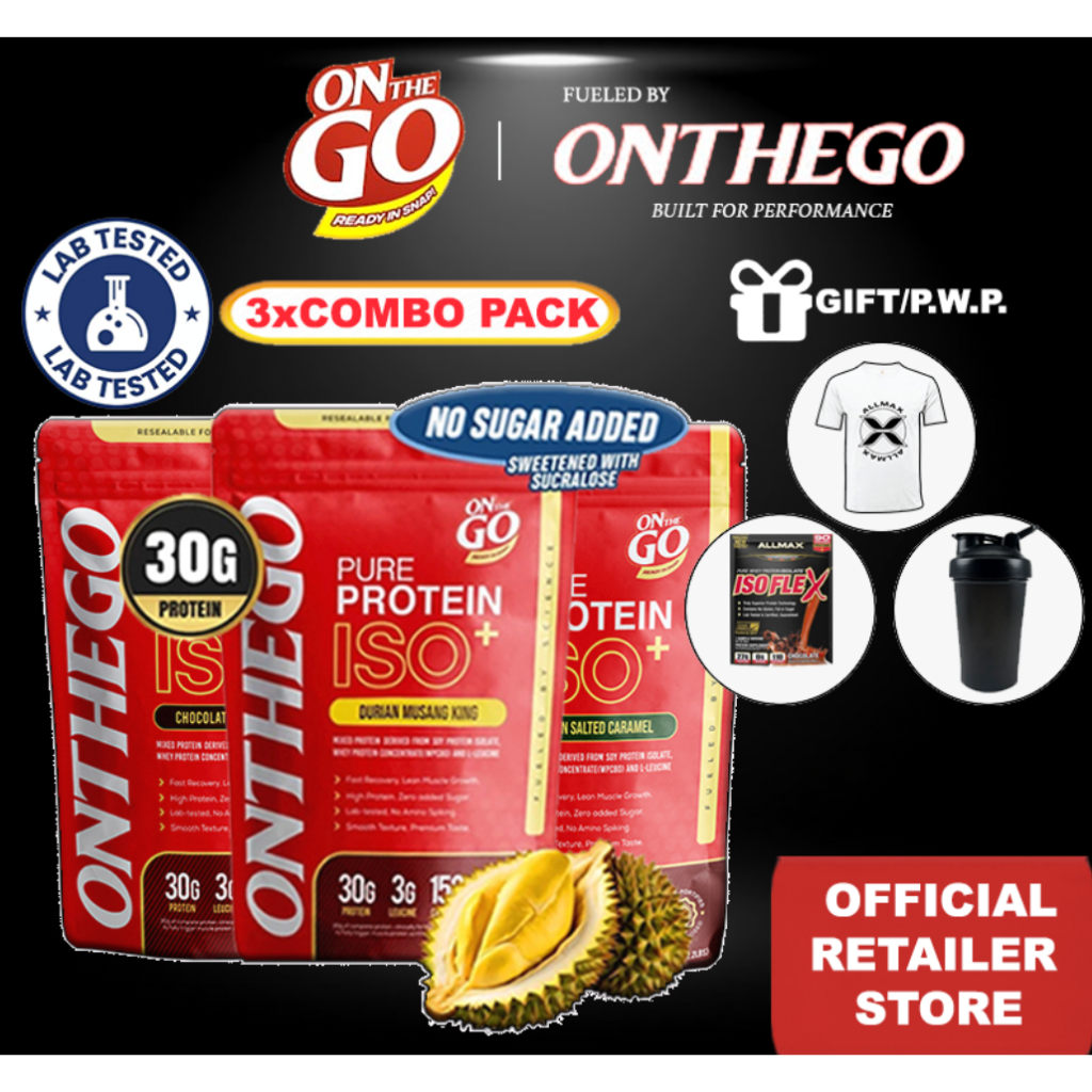ONTHEGO Pure Protein Isolate (2Kgs/1Kg) Combo Packs On the Go Soy ...