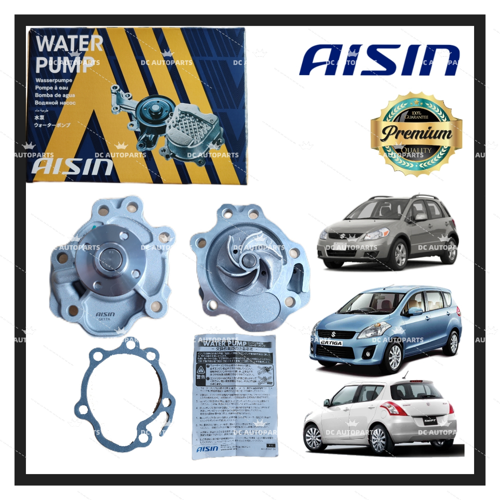 AISIN JAPAN WATER PUMP PROTON ERTIGA / SUZUKI SWIFT 1.4 / ALTO / SX4 ...