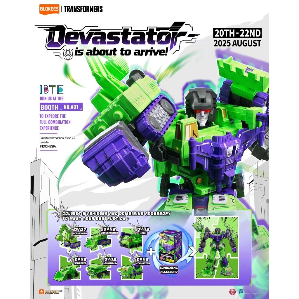 [BLOKEES] Transformers Devastator Kit Combining Accessory Galaxy ...