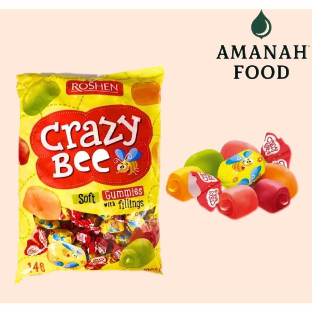 Roshen Crazy Bee Fruity Gummy Candy 1kg/500gm/250gm and 100gm | Shopee ...