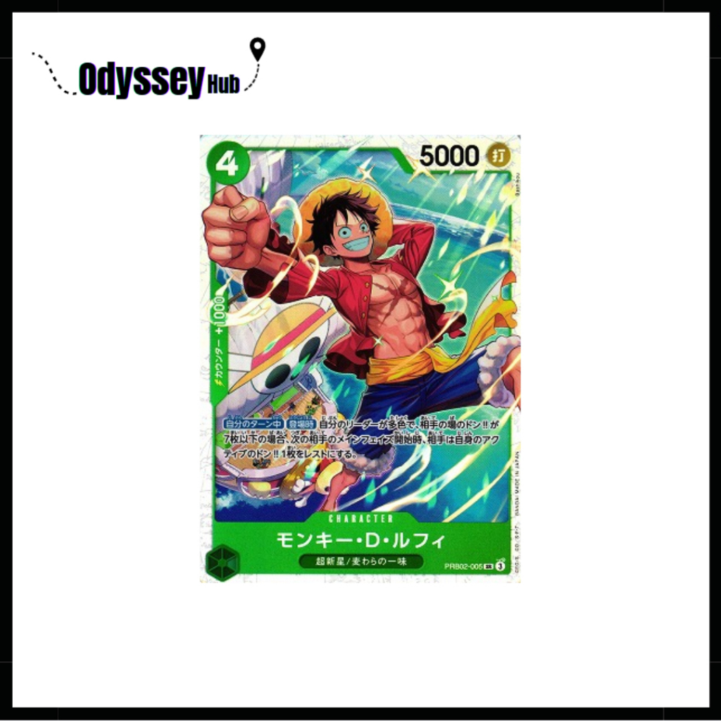 One Piece TCG Luffy PRB02-005 SR | Shopee Malaysia