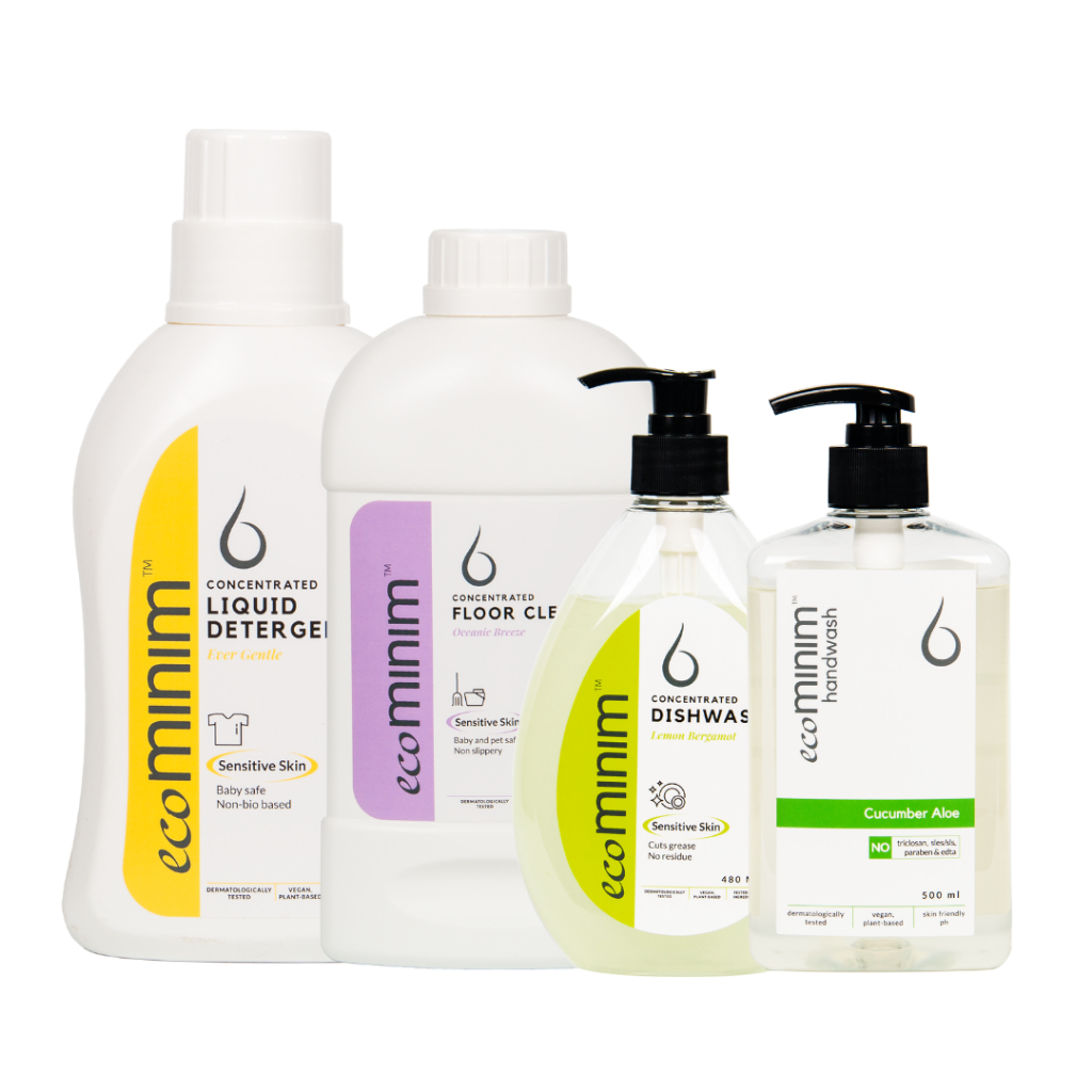 [Bundle Pack] ecoMINIM Plant-Based Home Care Set (Detergent + Floor ...