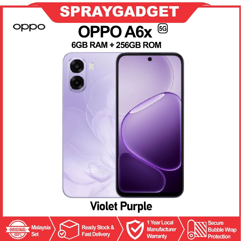 [NEW] OPPO A6x 5G (6GB RAM + 256GB ROM) 6.75" 120Hz Ultra Bright ...