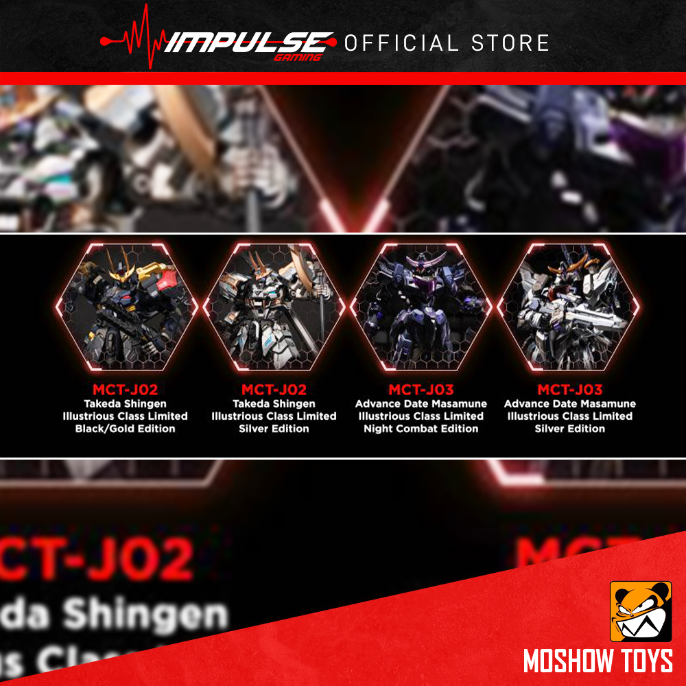 Moshow Toys Illustrious Class - MCT-J02 Takeda Shinge / MCT-J03 Advance ...
